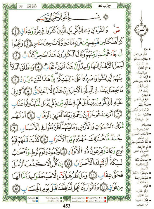 Le Coran Selon La Methode de Warch Al Mokri Abde EL ALI ANOUN